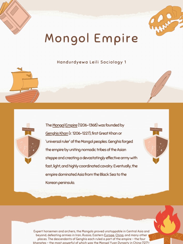 Presentation 3 | PDF | Mongol Empire | Genghis Khan