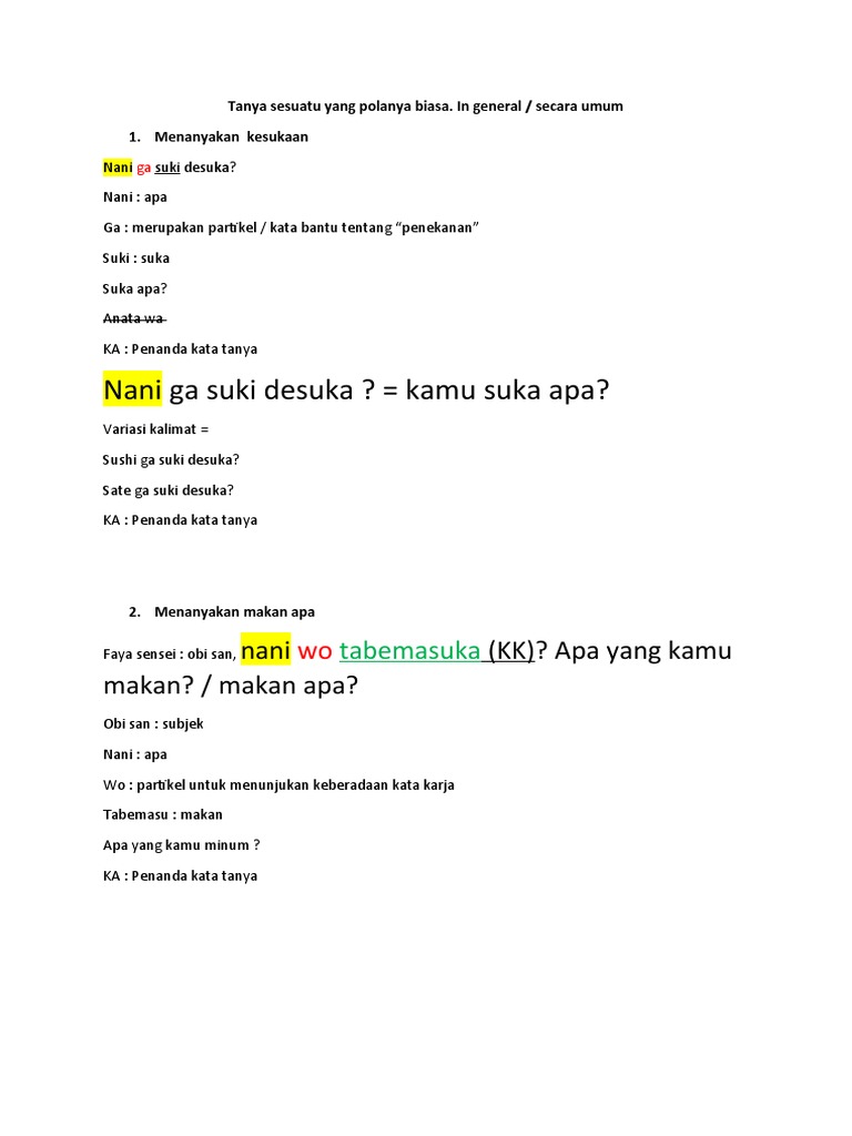 CATATAN BAB SUKI Positif Negatif | PDF