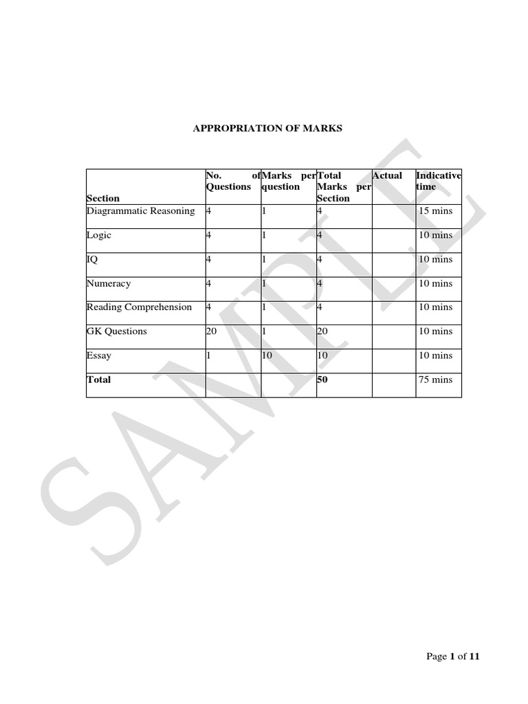 EMBA Sample Paper 2 | PDF | Marie Curie