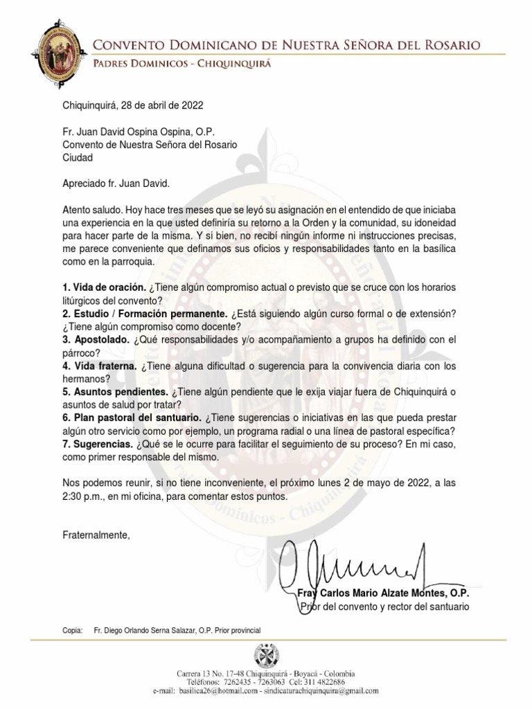 Fr. Juan David | PDF