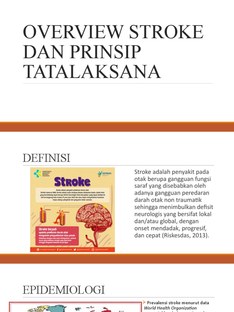 Overview Stroke Dan Prinsip Tatalaksana | PDF