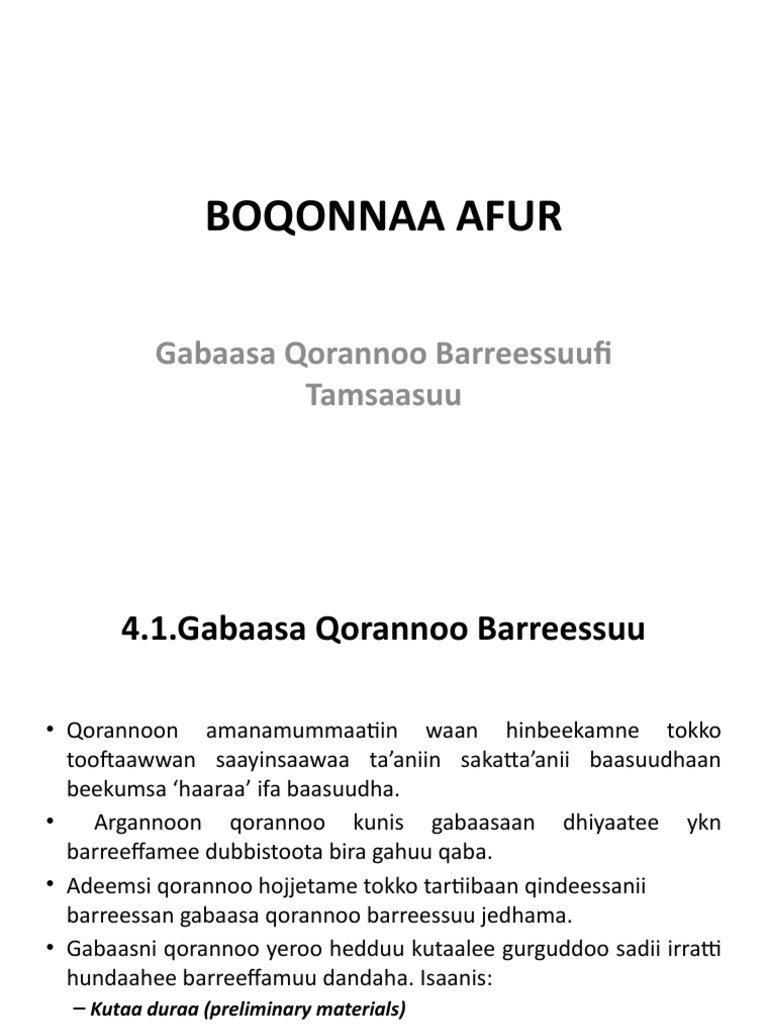 Research Boqonnaa 4 (Autosaved) | PDF