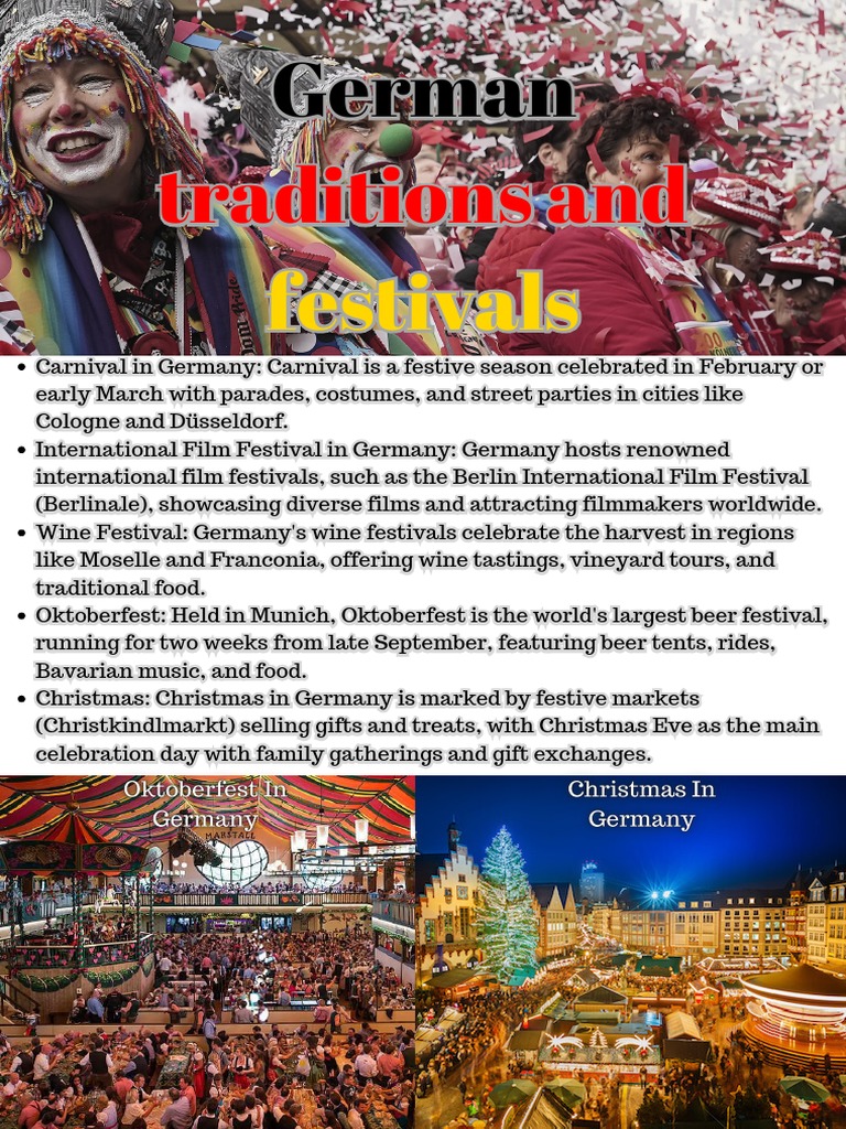 German Culture and Traditions Poster | PDF