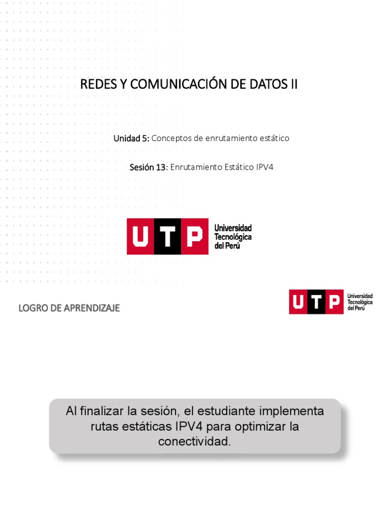 S13.s1 - Material | PDF | Enrutador (Computación) | Protocolos de internet