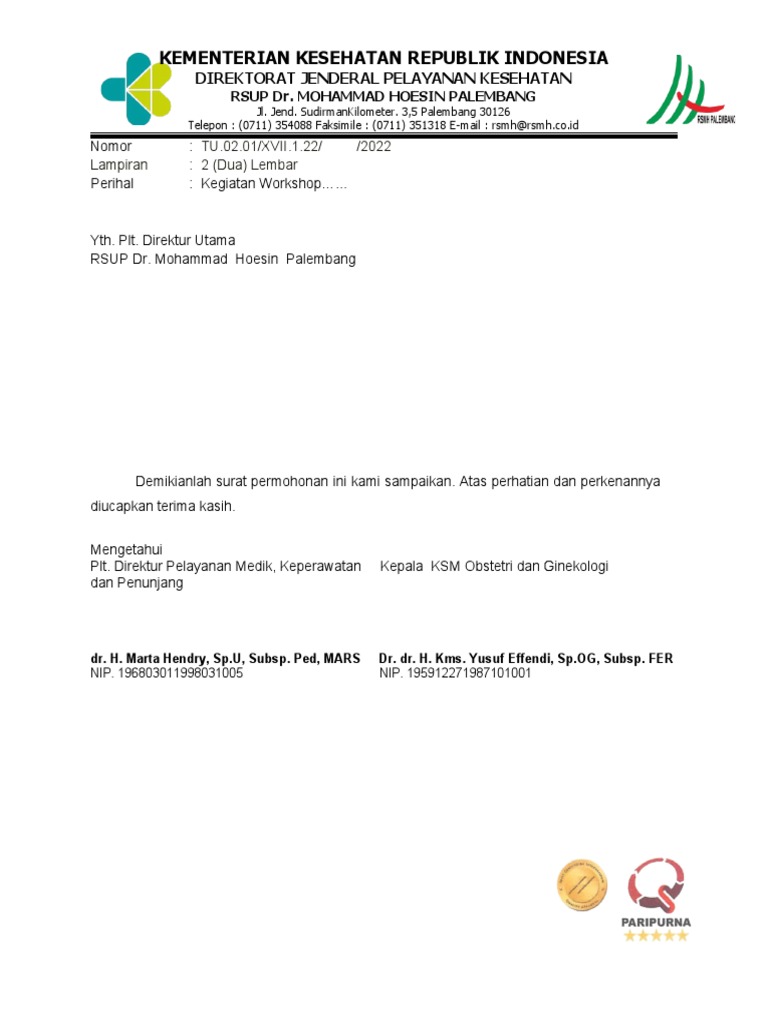 contoh kop surat (1) | PDF