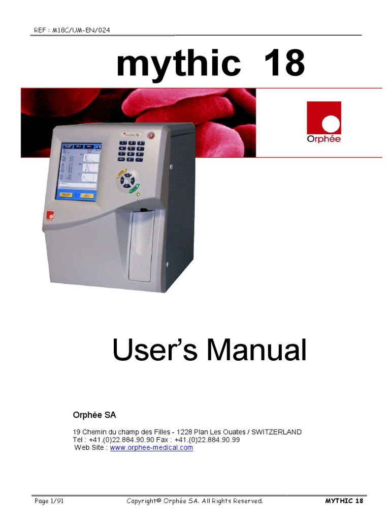 UserManualM18C V24 | PDF