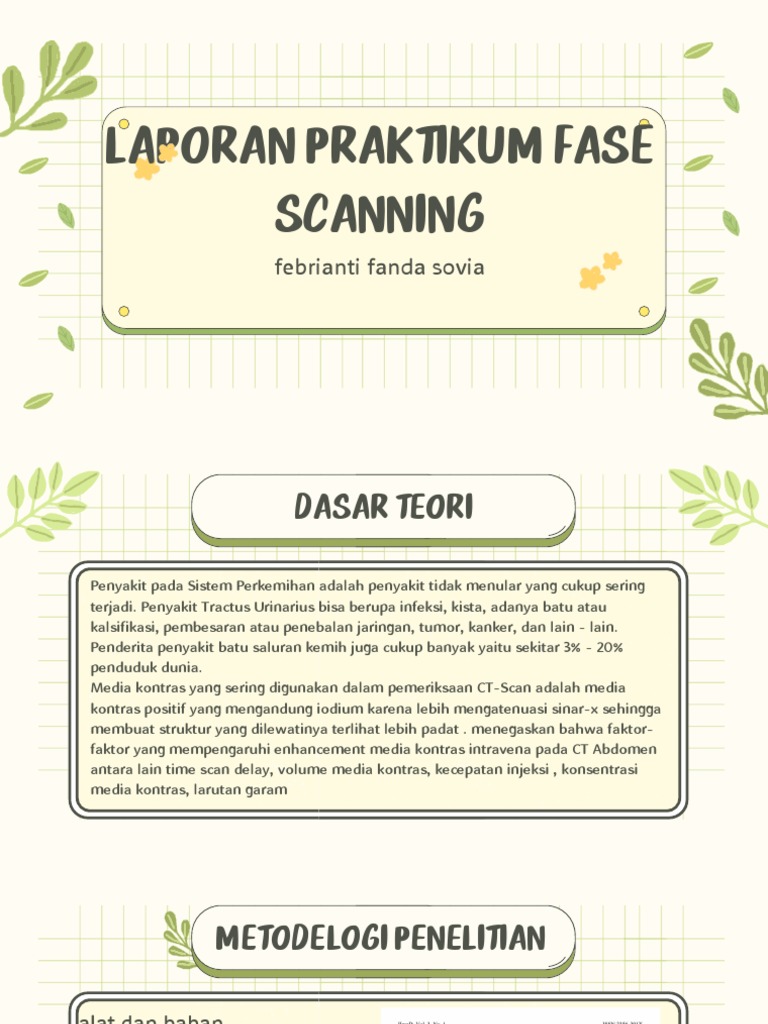 Fase Scanning Febrianti Fanda Sovia 15211038038 | PDF