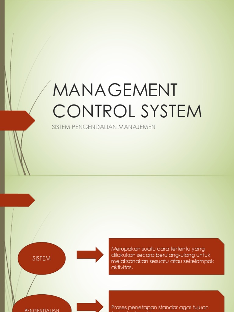 Materi8. Management Control System | PDF