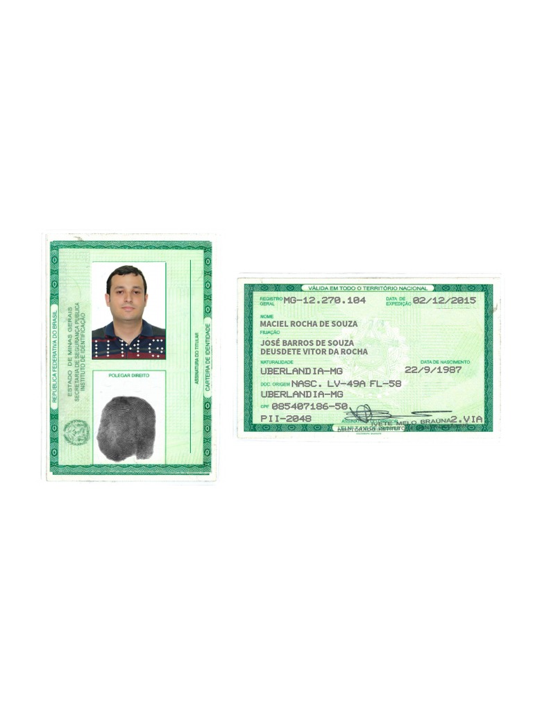 RG MG Editavel | PDF