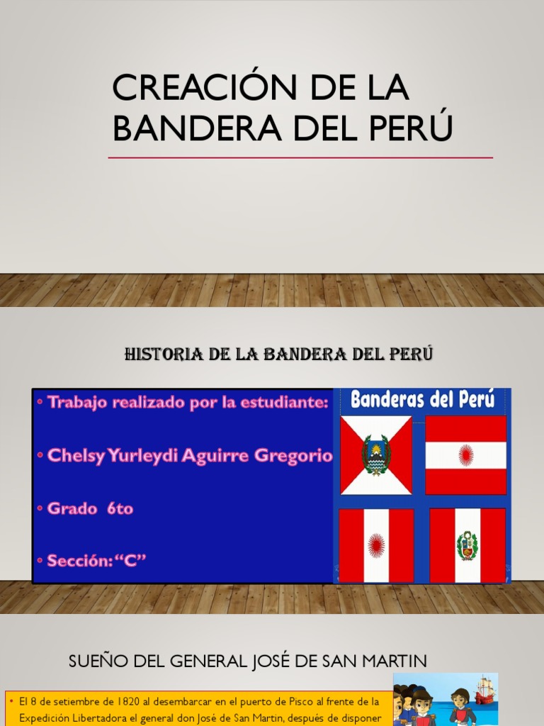Creación de La Bandera Del Perú | PDF | Perú | Bandera