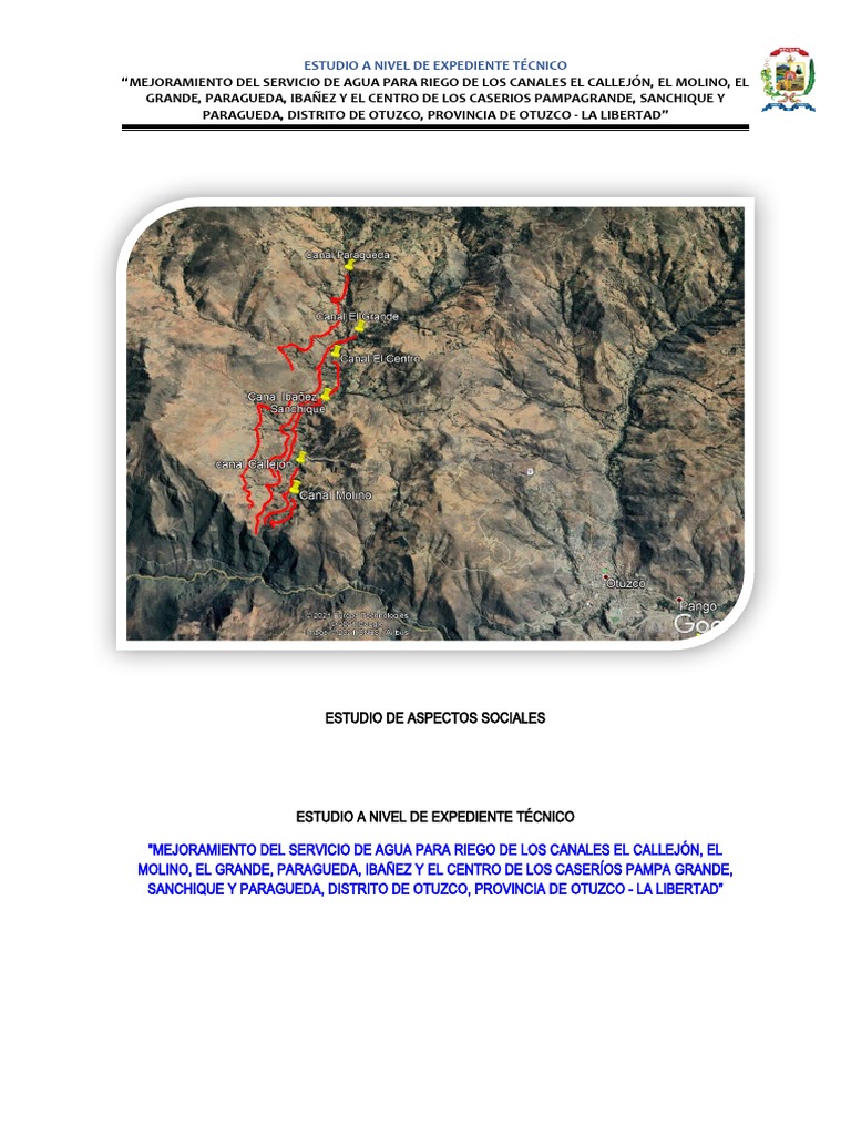 Mejora del Agua para Riego en Otuzco | PDF | Riego | Agua