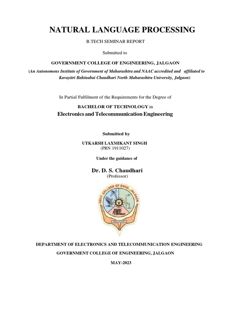 Natural Language Processing (2) Finalll | PDF