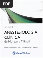 Morgan & Mikhail Anesthesiology PDF | PDF