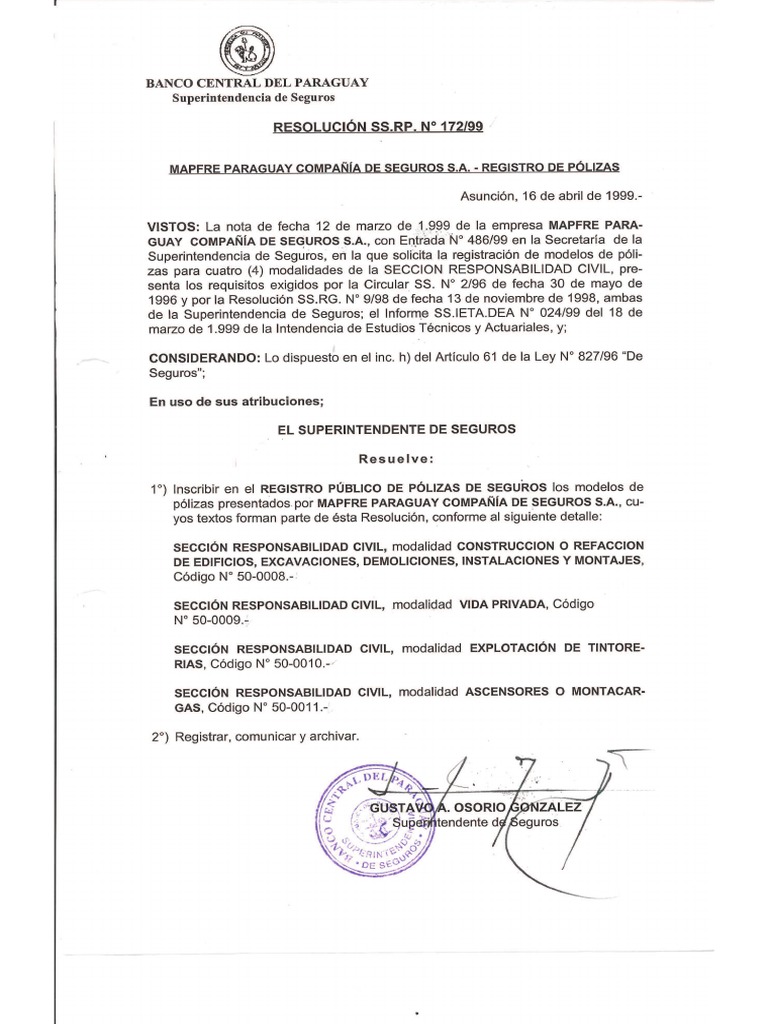 Modelo de Poliza Construcciones | PDF