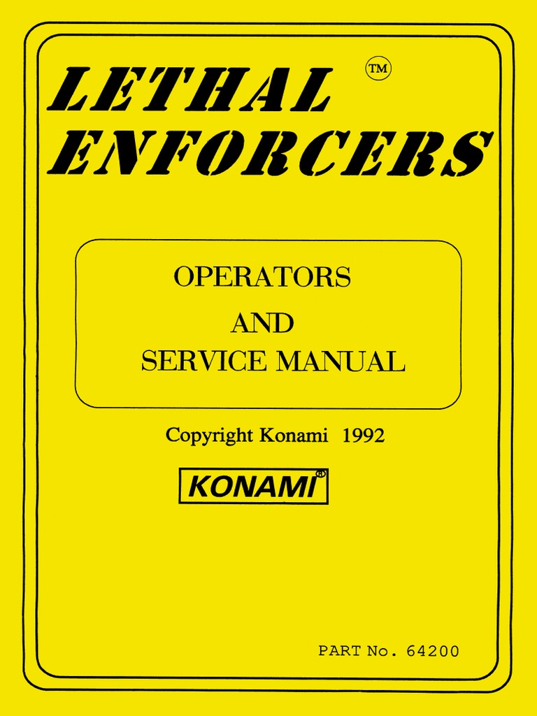 Lethal Enforcers Manual Pdf