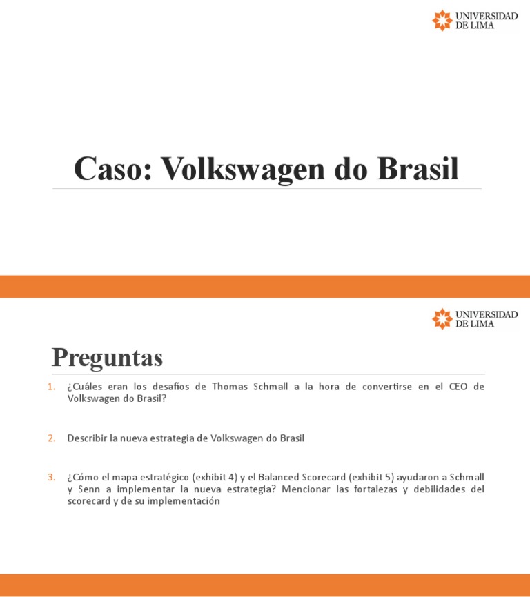 Preguntas Caso Volkswagen Do Brasil | PDF