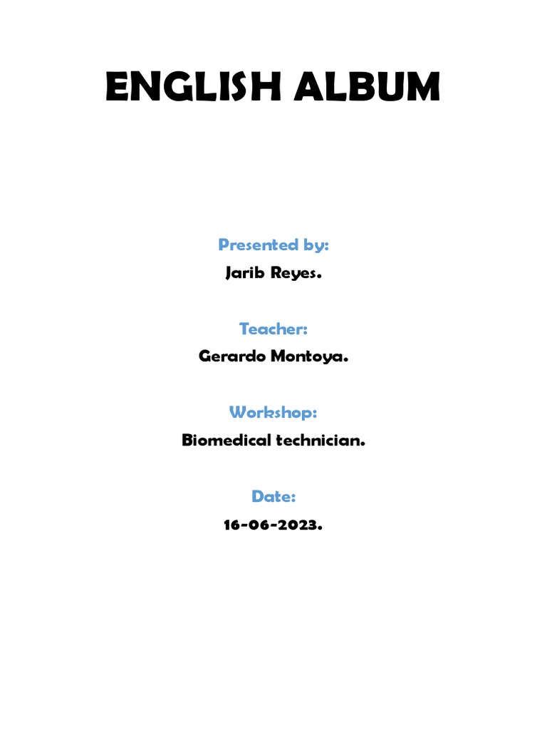 ENGLISH ALBUM Jarib | PDF