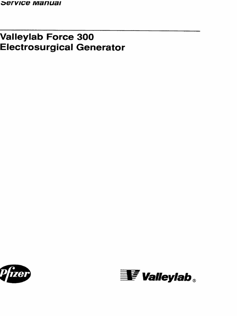 Valleylab_Force_300_Electrosurgical_Generator_-_Service_manual | PDF
