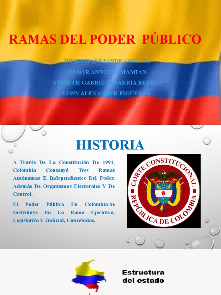Ramas Del Poder Publico | PDF | Gobierno | Ley politica