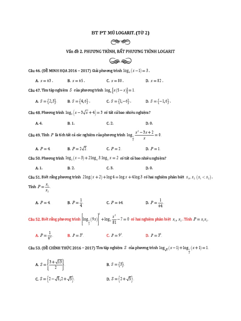 BT PT Mũ Loga | PDF