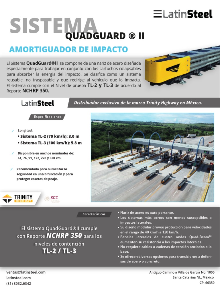 Sistema Quadguard II Ficha Tecnica | PDF | Vehículos terrestres ...