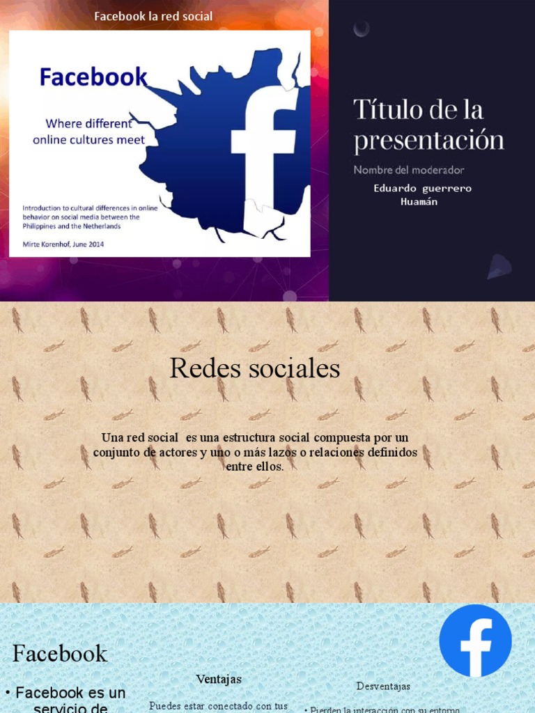 Red Social Facebook. | PDF