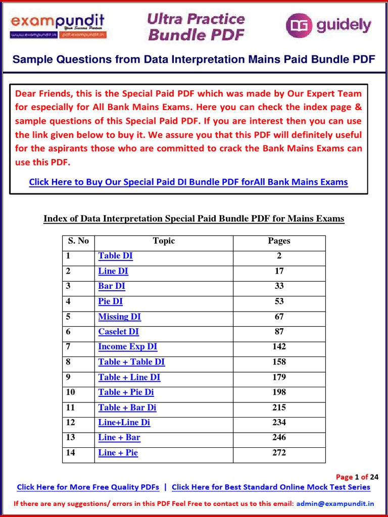 Special Paid Bundle PDF High Level Data Interpretation | Download Free PDF | Computer Data ...