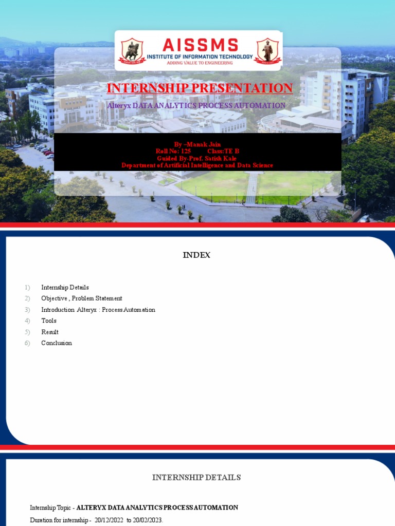 Internship (1) Final | PDF | Analytics | Data