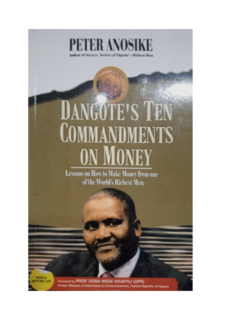 Dangote's Ten Commandments on Money | PDF | Pleasure | Nigeria