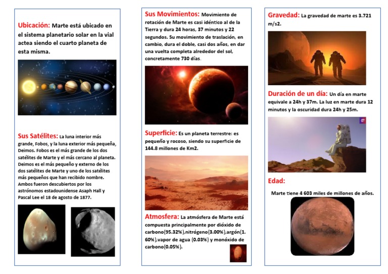 Triptico Marte Hoja 2 | PDF