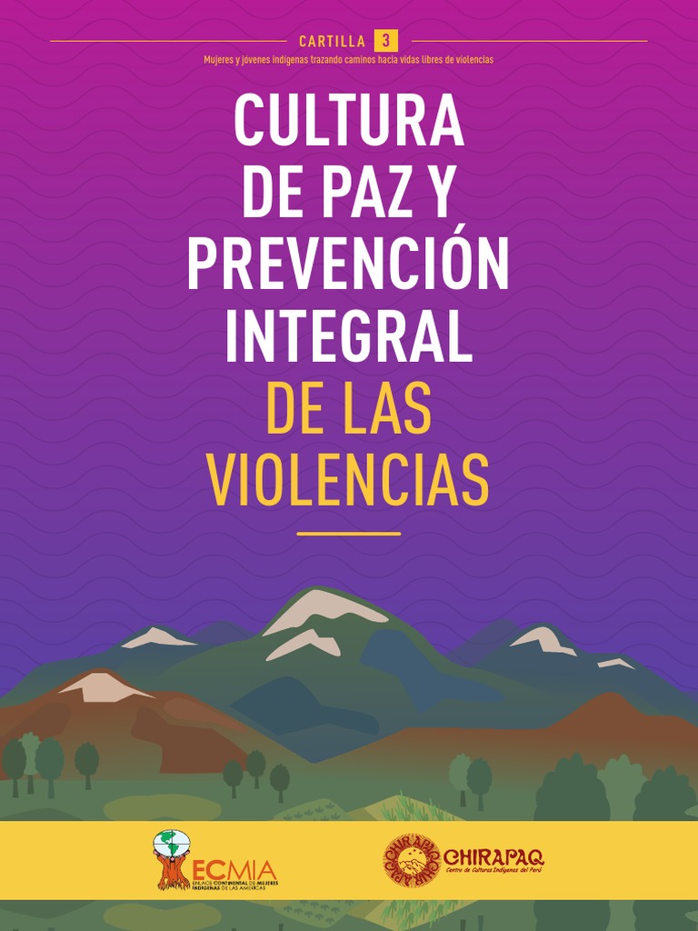 Cartilla 3 - Cultura de Paz y Prevención Integral de Las Violencias | PDF | Paz | Violencia