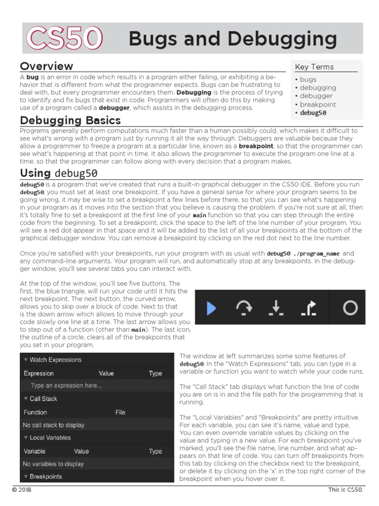 Bugs And Debugging Pdf