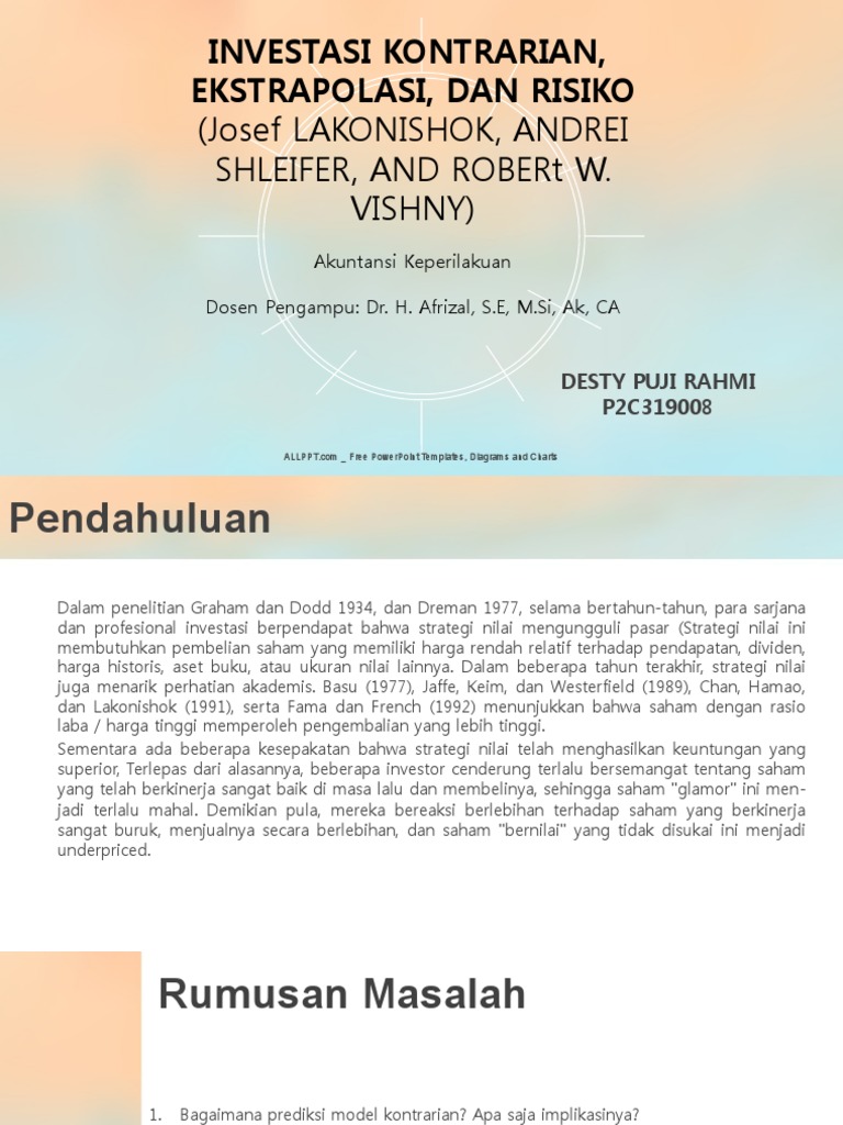 Akuntansi Keperilakuan Desty Puji Rahmi-P2c319008 | PDF | Karier & Perkembangan | Bisnis