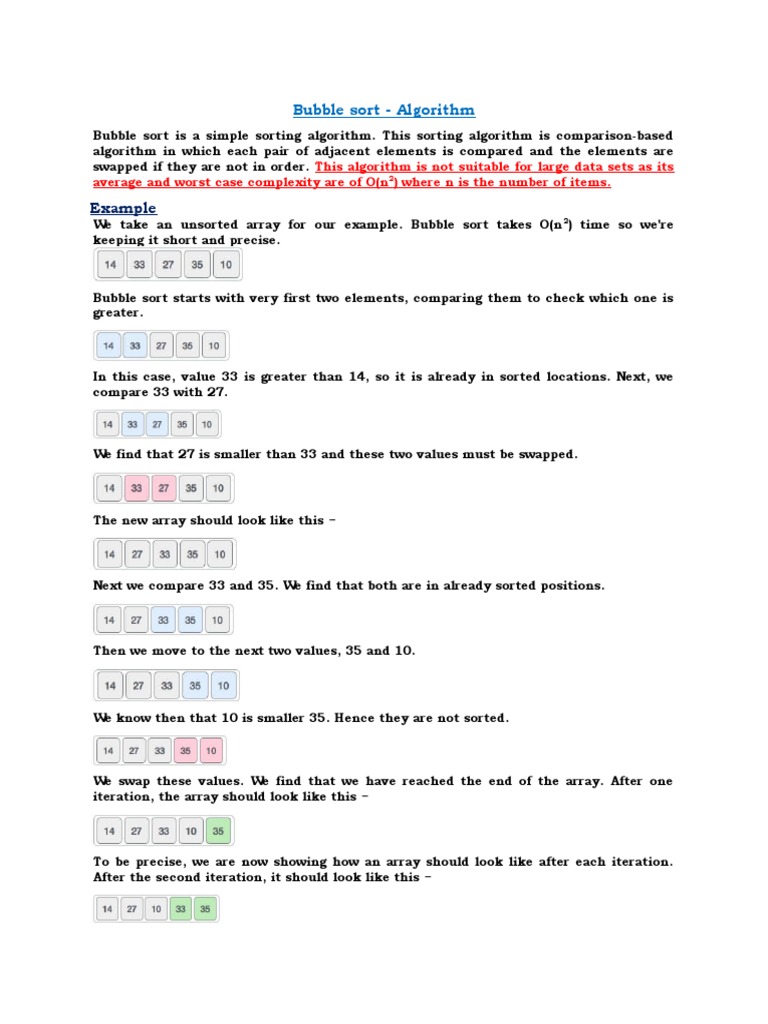 Sorting Algorithms | PDF