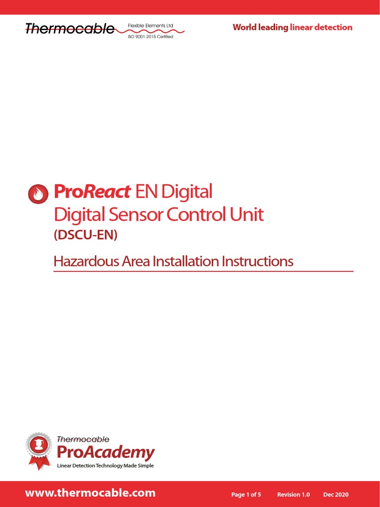 ProReact en Digital Hazardous Areas Guide 2 | PDF | Sensor | Inductance