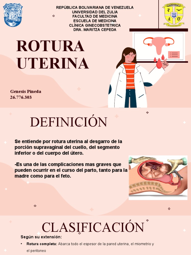 Rotura Uterina | PDF | Parto | Obstetricia
