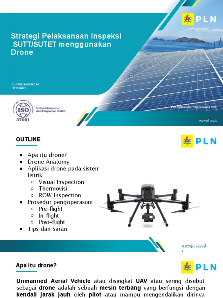 Strategi Pelaksanaan Inspeksi SUTT SUTET menggunakan Drone_43747 | PDF
