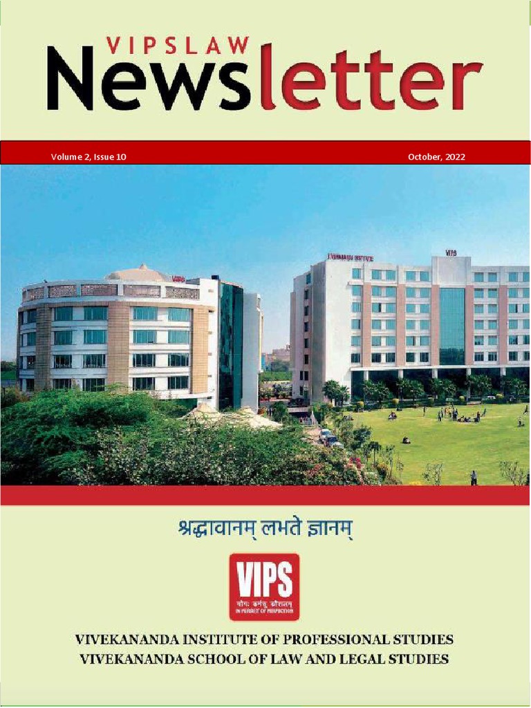 VIPS Law Newsletter - October 2022 | PDF
