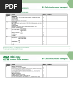 AQA GCSE Biology Paper 1 Revision Booklet Resize.357663133 | PDF
