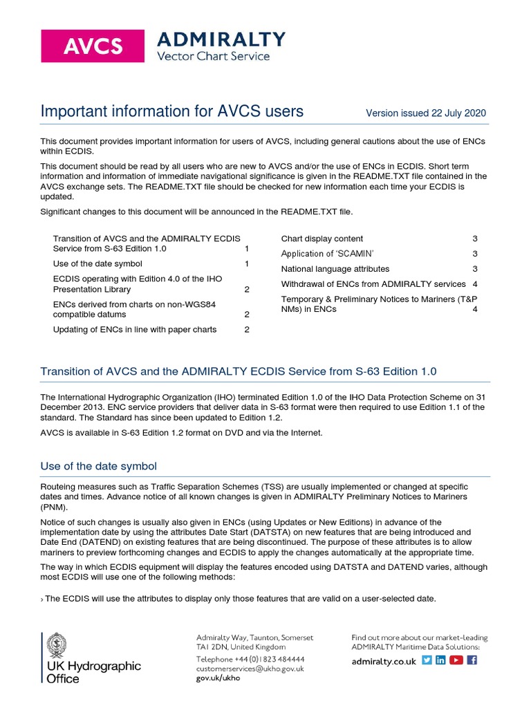 Important Information For AVCS Users | PDF