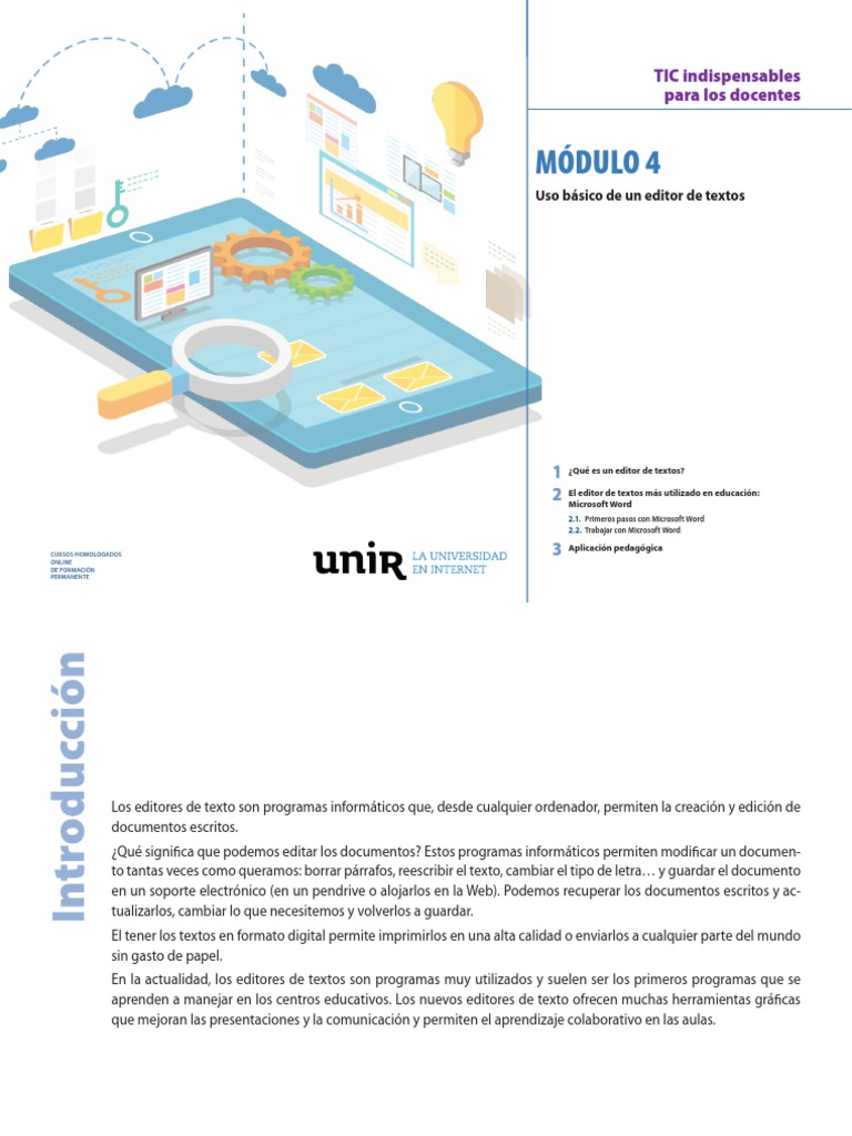 Módulo 4 | PDF | Microsoft Word | Archivo de computadora