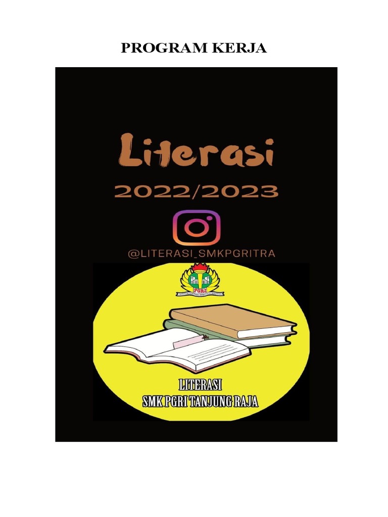 PROGRAM KERJA Dan LAPORAN LITERASI 20222023 | PDF