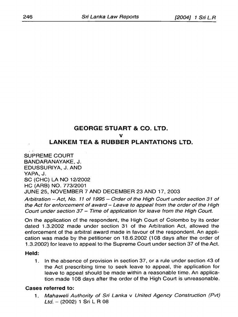 034-SLLR-SLLR-2004-V-1-GEORGE-STUART-CO.-LTD-v.-LANKEM-TEA-RUBBER ...