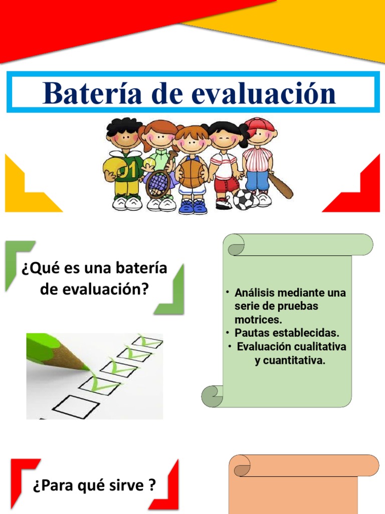 Batería de Evaluación Presentación | PDF | Evaluación
