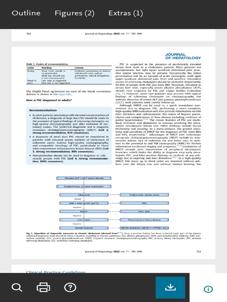 EASL Clinical Practice Guidelines On Sclerosing Cholangitis Elsevier Enhanced Reader | PDF ...