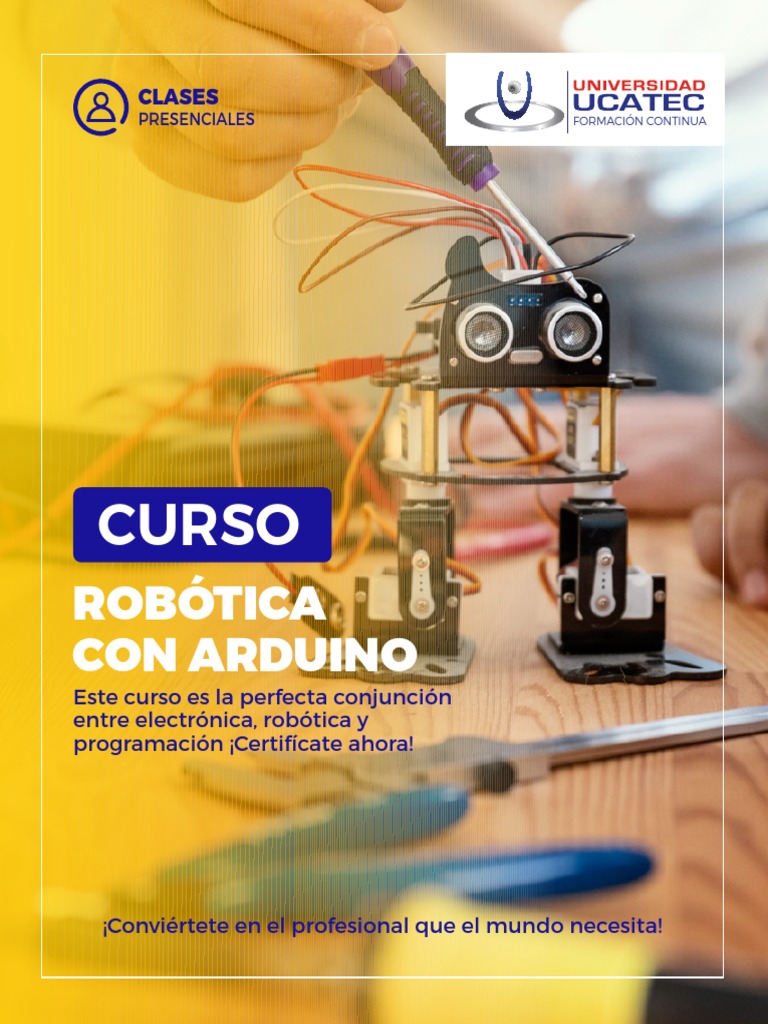 Brochure Robotica Con Arduino | PDF | Robótica | Aprendizaje