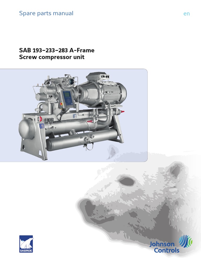 SAB 193-233-283 Compressor Parts Manual | PDF | Pump | Pipe (Fluid ...