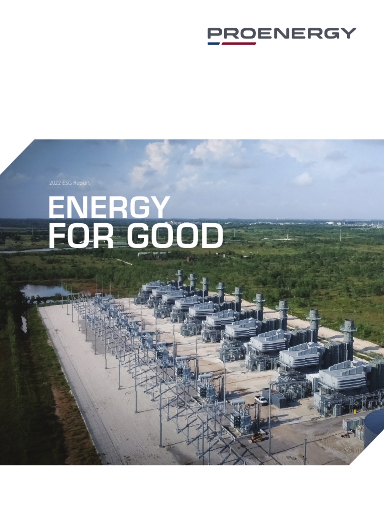 PROENERGY ESG Report - 2022 | PDF