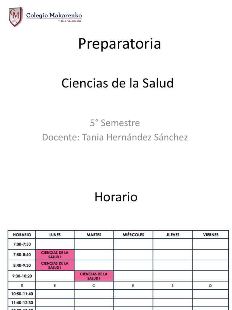 Clase 1 | PDF | Cuidado de la salud | Ciencias de la Salud