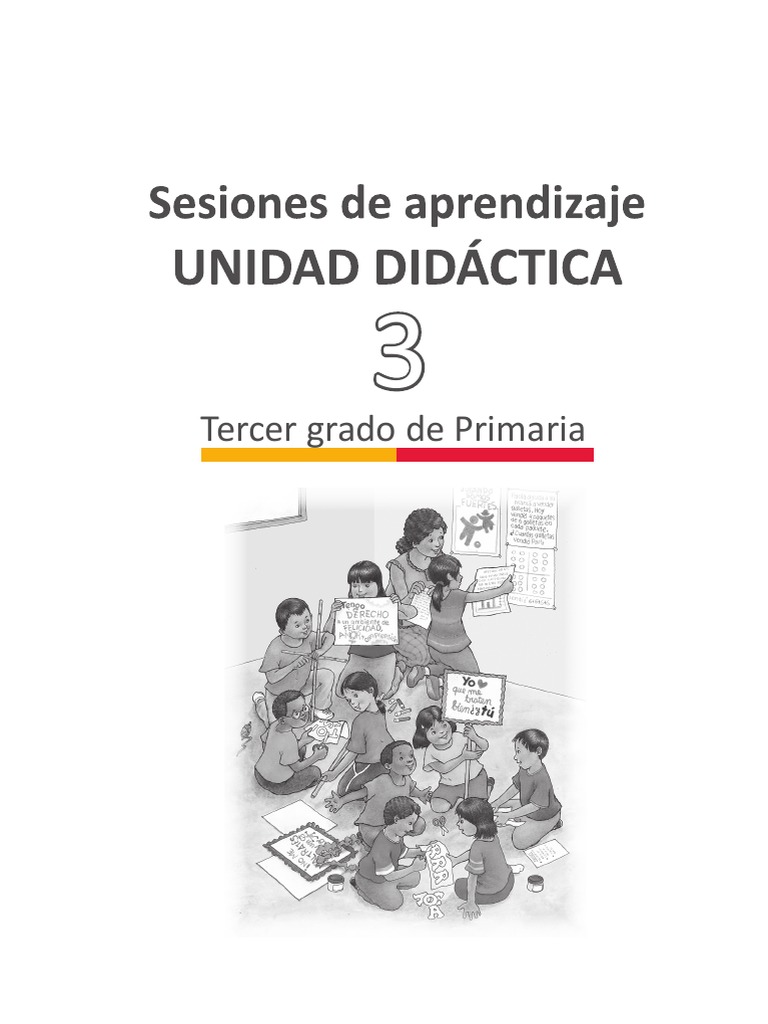 Unidad 3 3er Grado | PDF | Aprendizaje | Educación primaria
